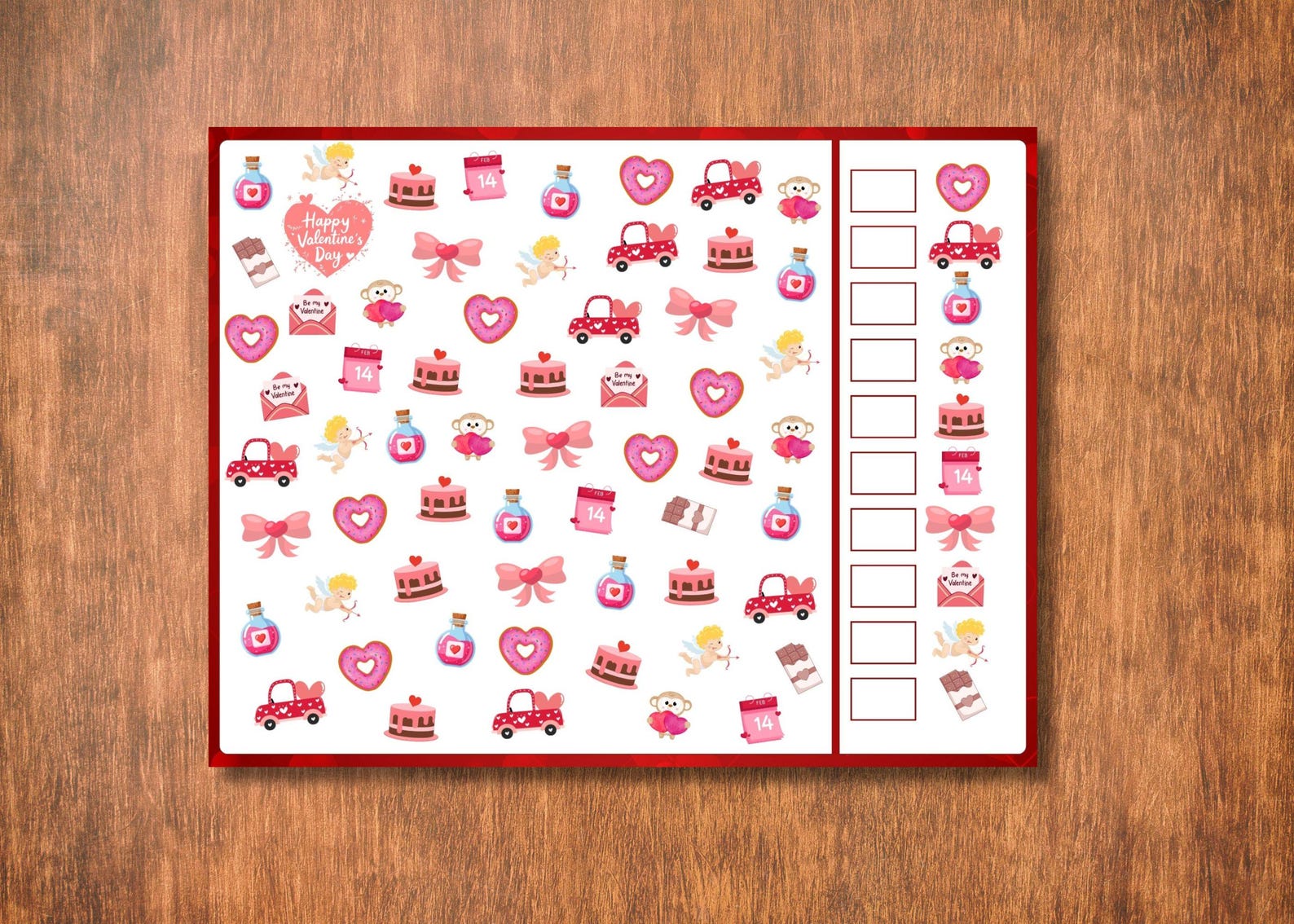 Valentine I Spy Game Pack — 3 Valentine Search & Find Printables | I ...