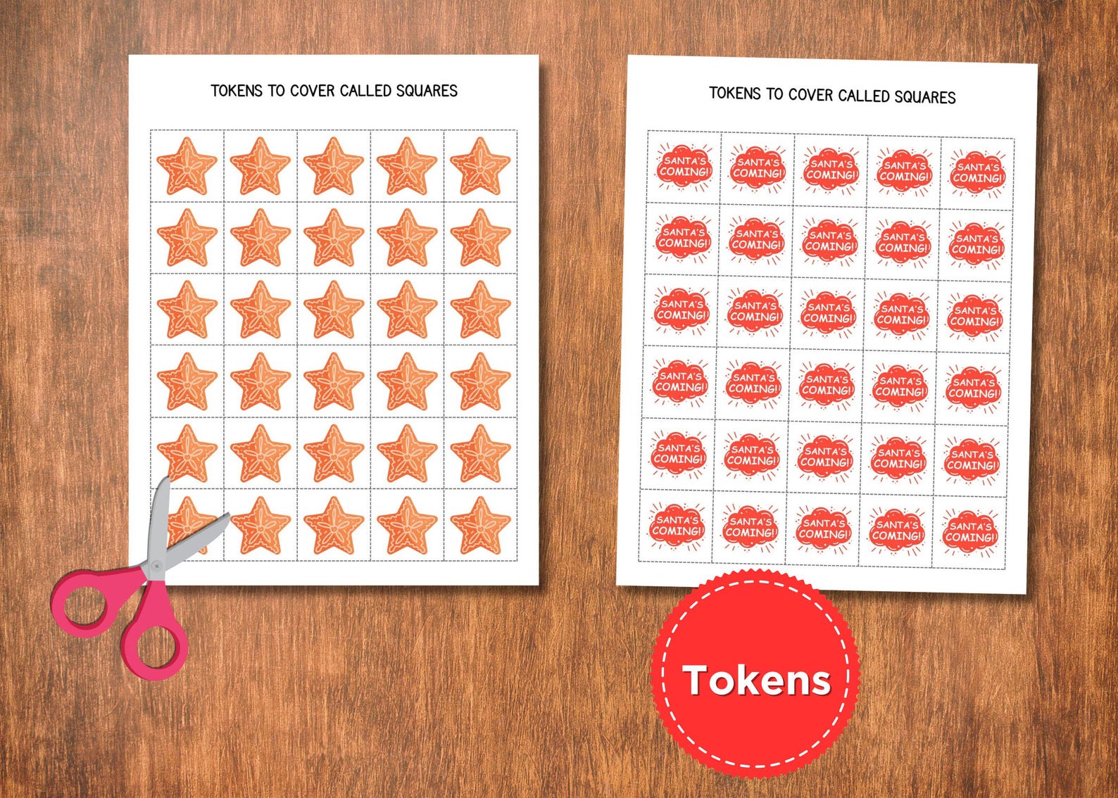 Christmas Bingo Printable Game | 50 Bingo Cards + Calling Cards ...