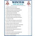 Winter True or False Trivia Game Printable | Winter Quiz for Kids ...