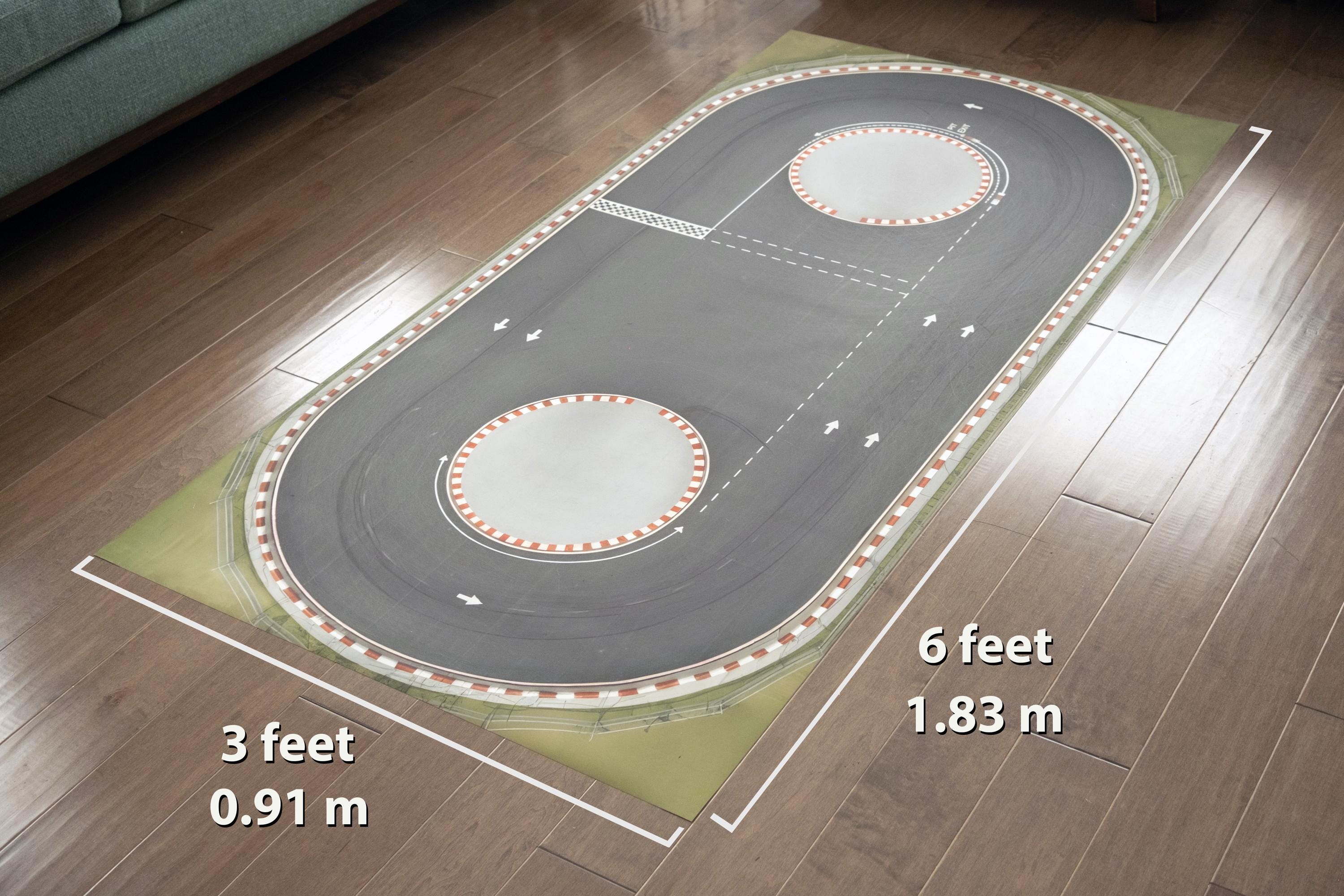 Ultra-realistic RC Drift Track – 6x3 Ft Printed Vinyl Surface | Feels ...
