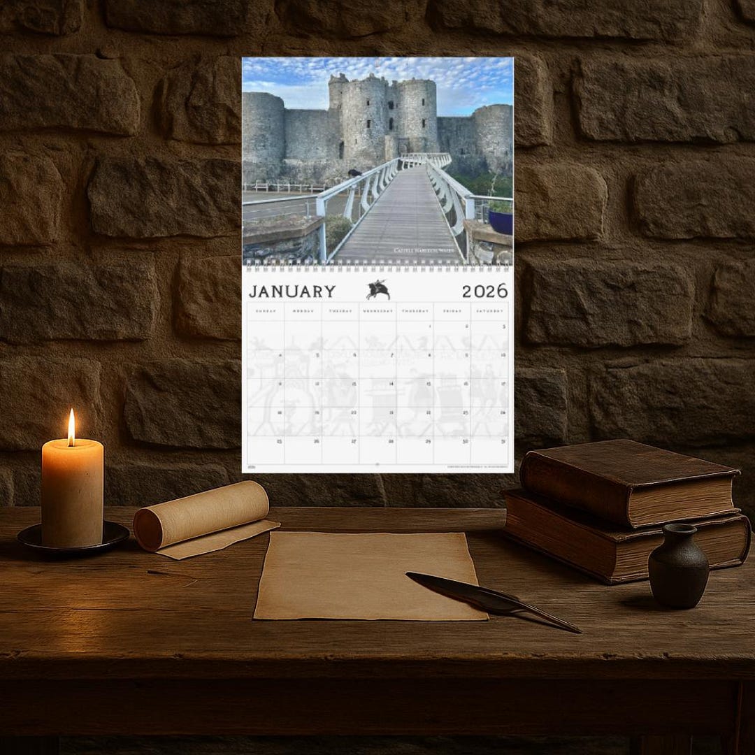 2026 Medieval Castles Wall Calendar - Middle Ages Castle Photos ...