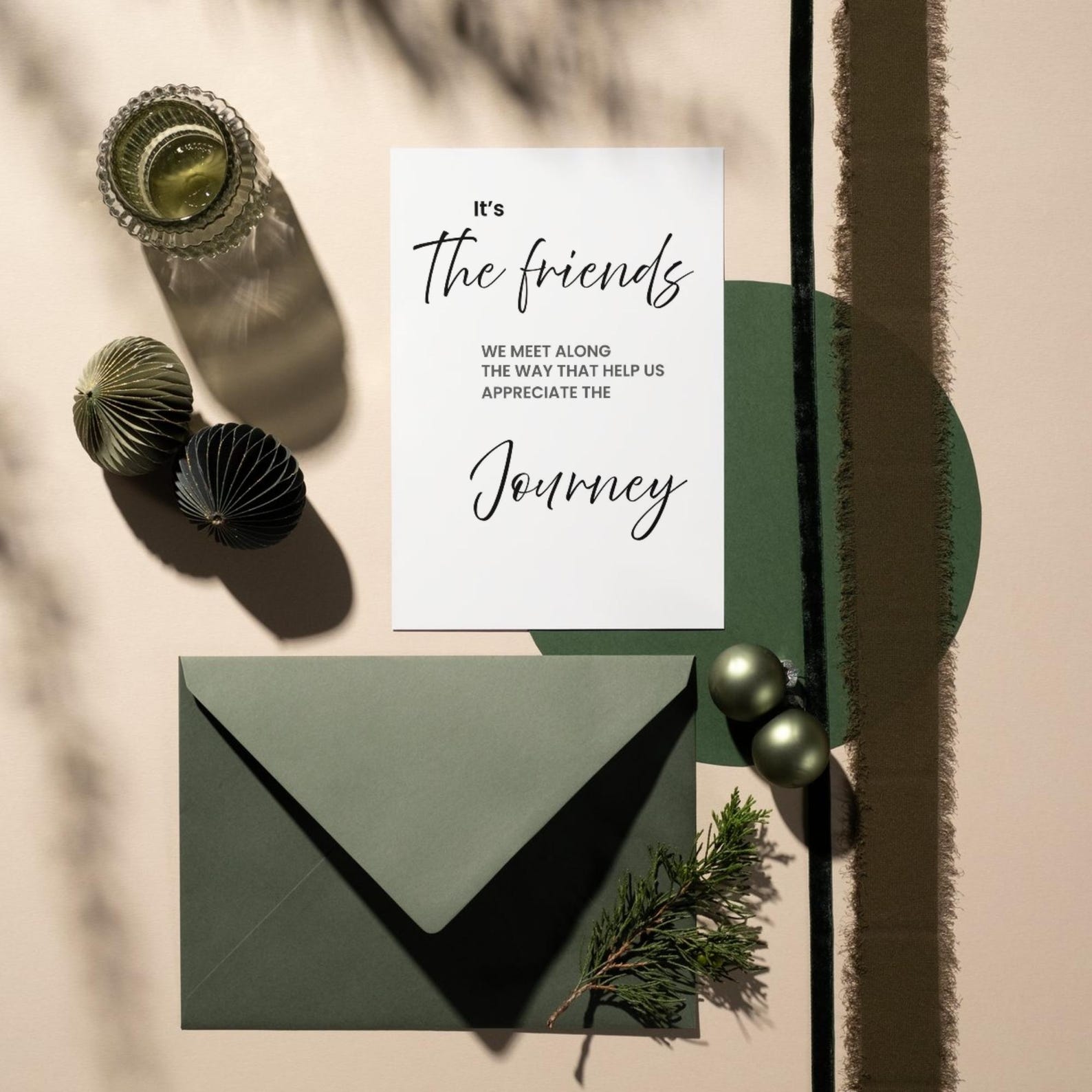 Friendship Card: Heartfelt Printable Greeting (PDF Downloadable ...