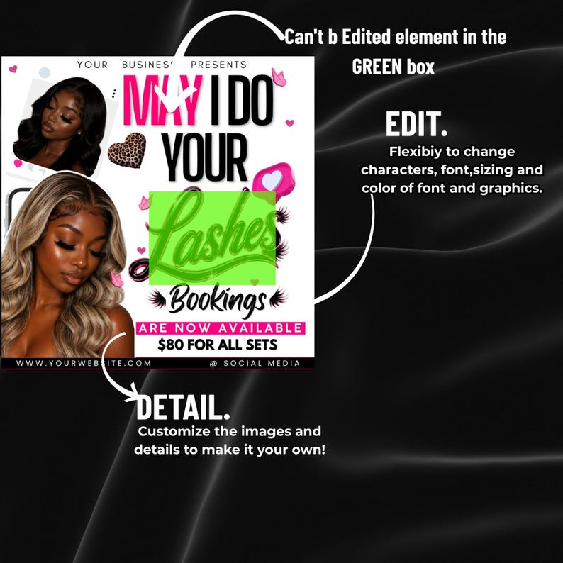 May Lash Special Flyer, Spring Lash Bookings Pricelist, Lashes ...