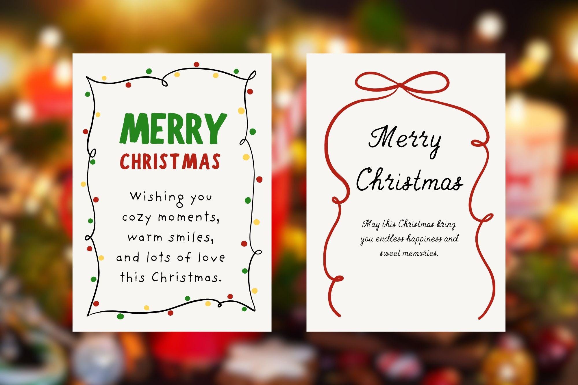 Christmas Frames Clipart Bundle SVG PNG - Hand Drawn Whimsical ...