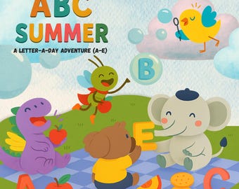Preschool ABC Printable Worksheets A-E: Gentle Phonics, Tracing (PDF ...