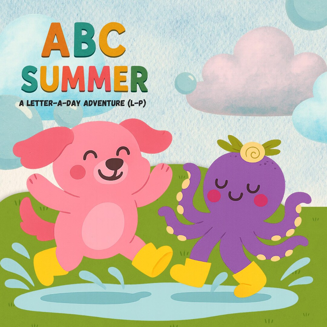 ABC Summer Mini Pack L–P | Printable Preschool Letters Worksheets | Fun ...