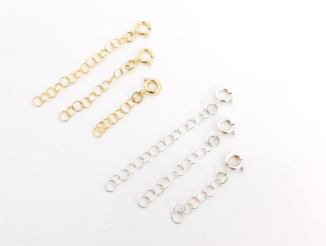 Necklace Extender Add-on, 14k Gold Filled or Sterling Silver Bracelet ...