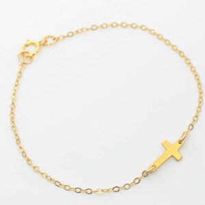 Cross Chain Bracelet Cross Wedding Gift Bridesmaid Bracelet | Etsy