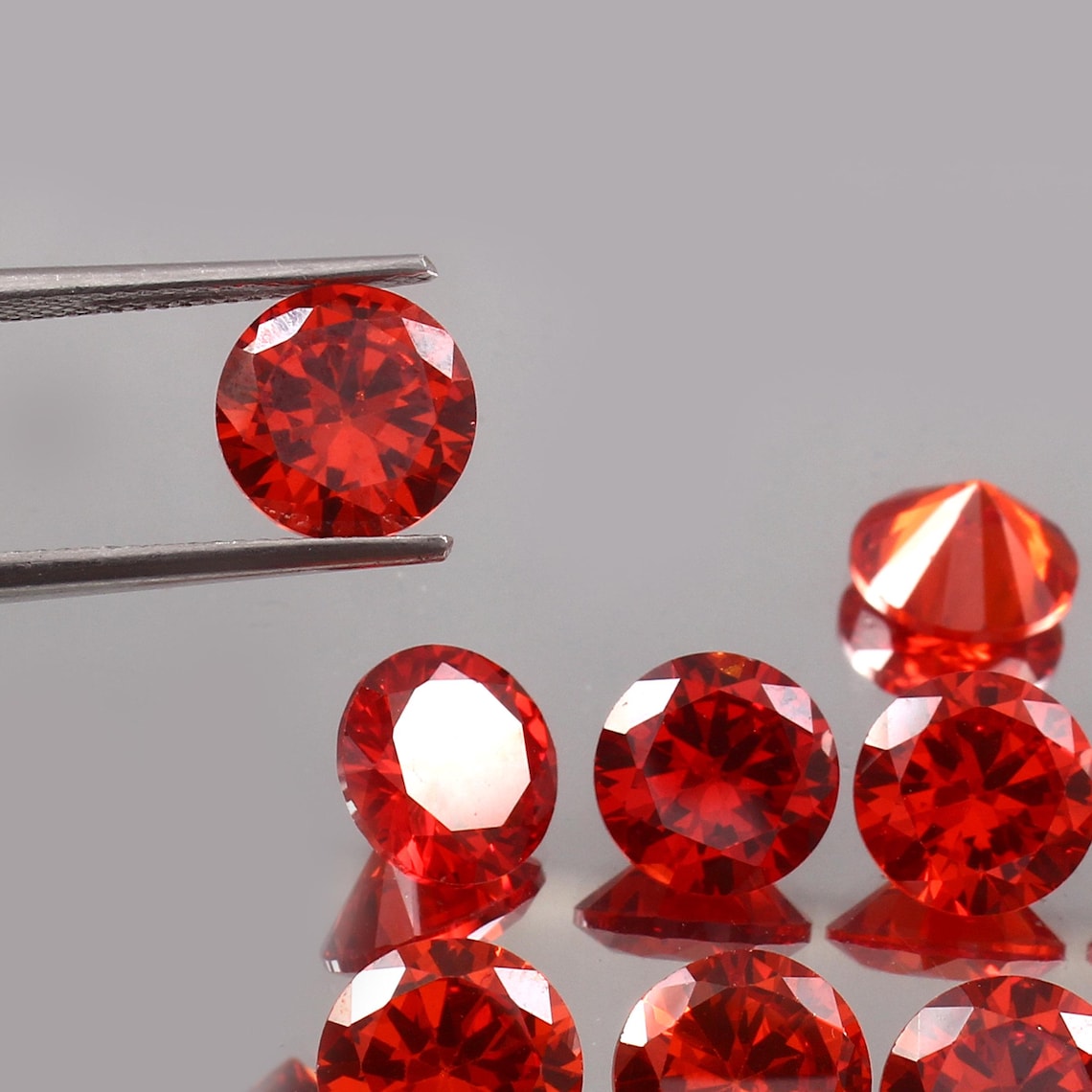 Aaa++cubic Zirconia Round Lot: Mixed Color Round Cz Gemstones - All ...