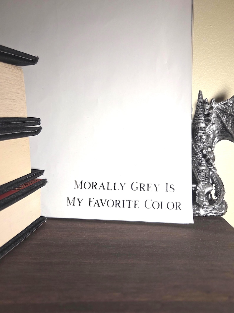 Morally Grey is My Favorite Color Decal - Etsy