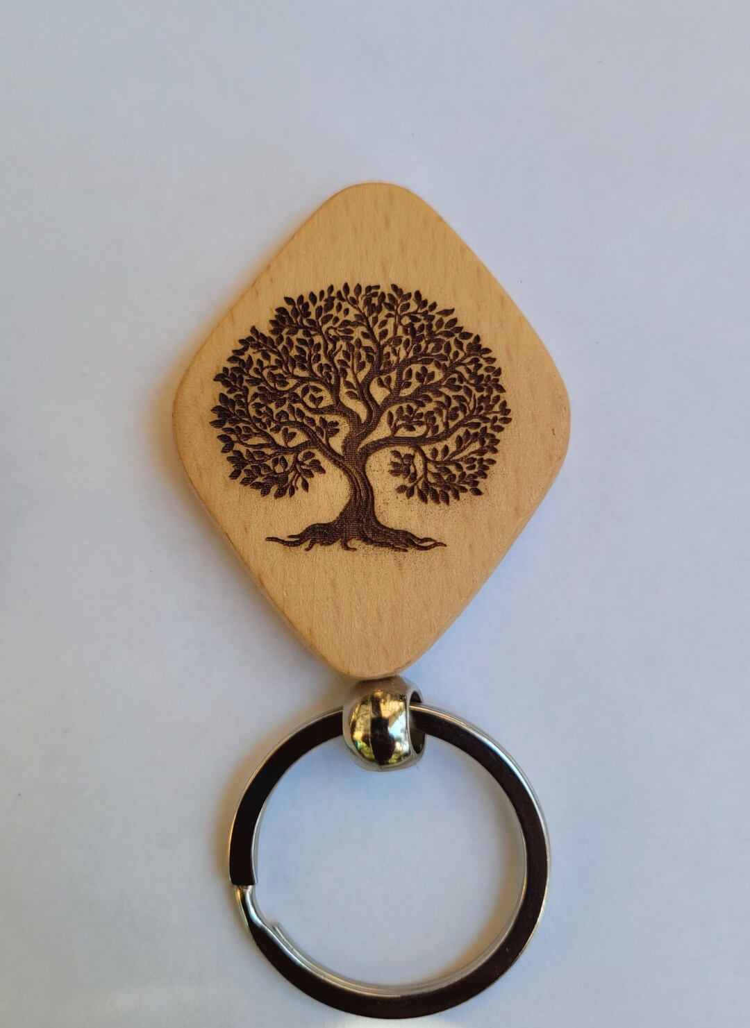Custom Engraved Wood Key Ring, Gift Idea, Christmas Item, Customized ...