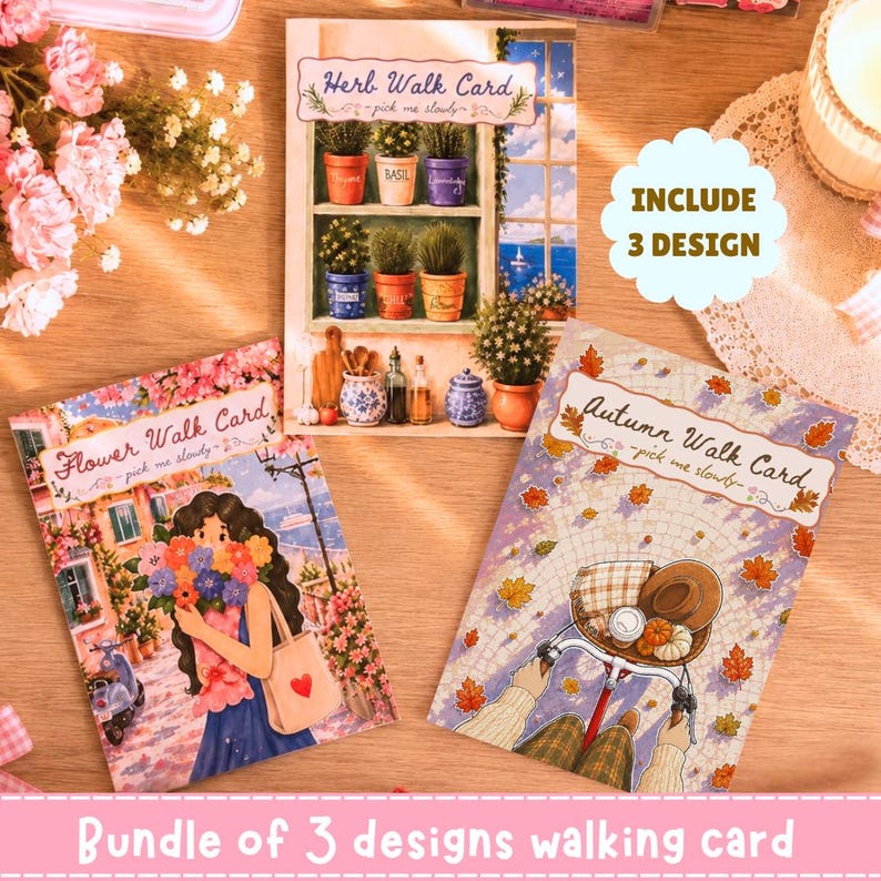 Flower Walk Card Printable PDF | Interactive Nature Walk Activity ...