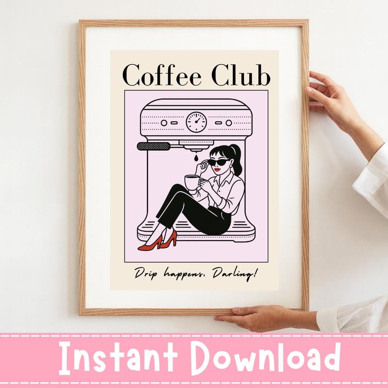 Coffee Club Metal Sign - Etsy