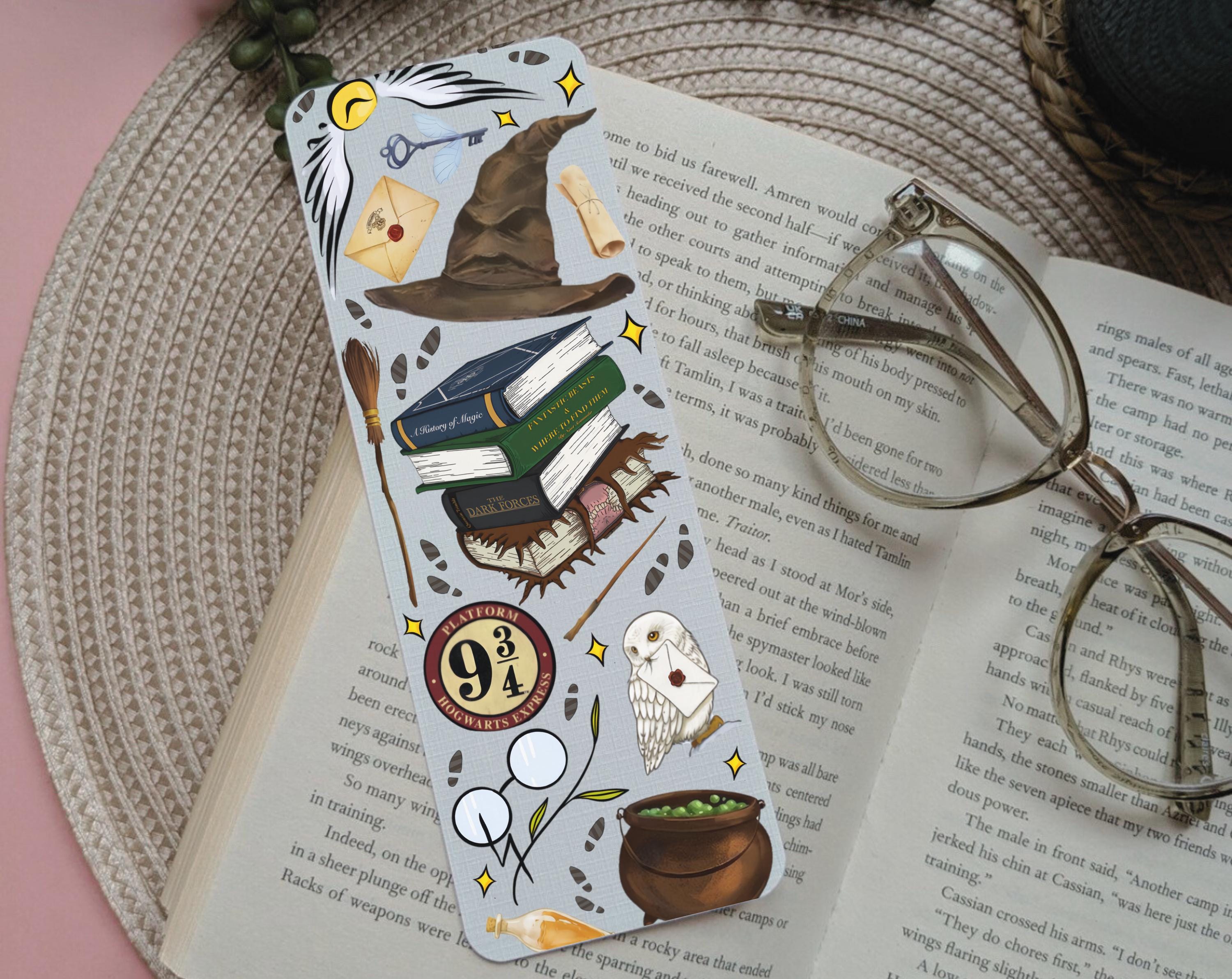 Wizard School Bookmark PNG, Printable Wizard Bookmark, Bookmark SVG ...
