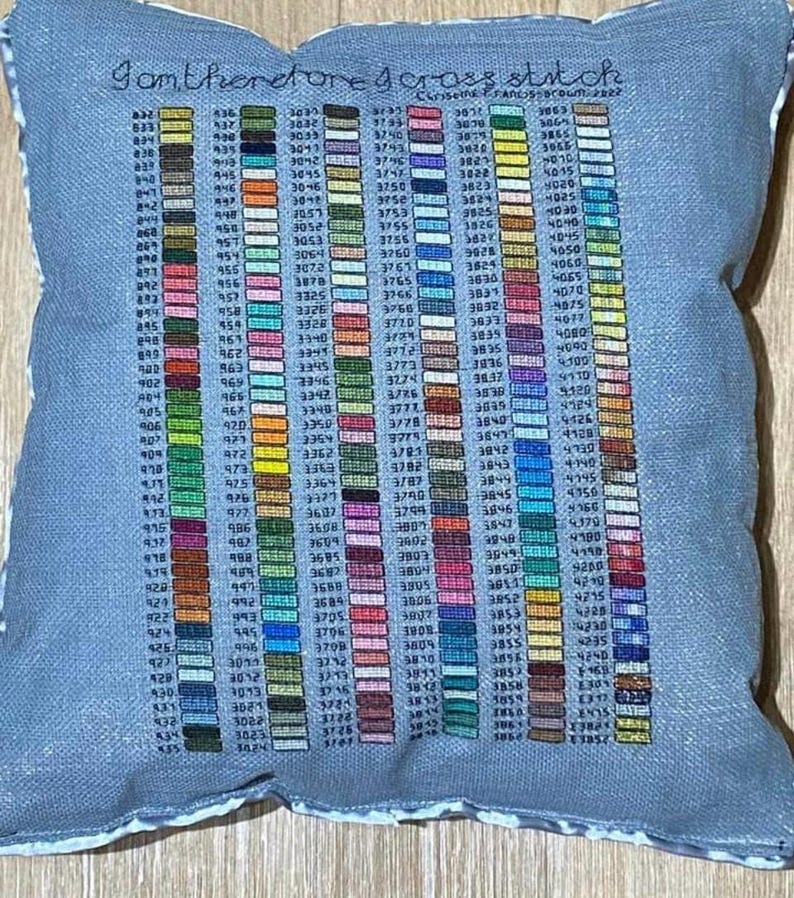 DMC Threads Colour Chart Cross Stitch Pattern - 500 Colours (PDF ...