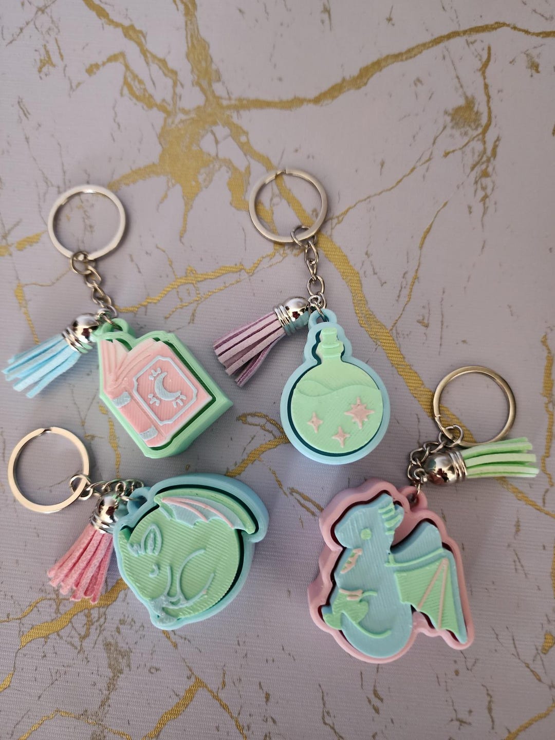 Whimsical Fantasy Sensory Fidget Clickers/keyrings - Etsy
