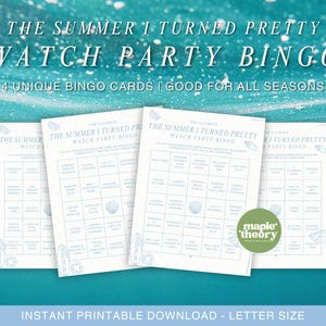 Bingo Summer I Turned Pretty - Etsy