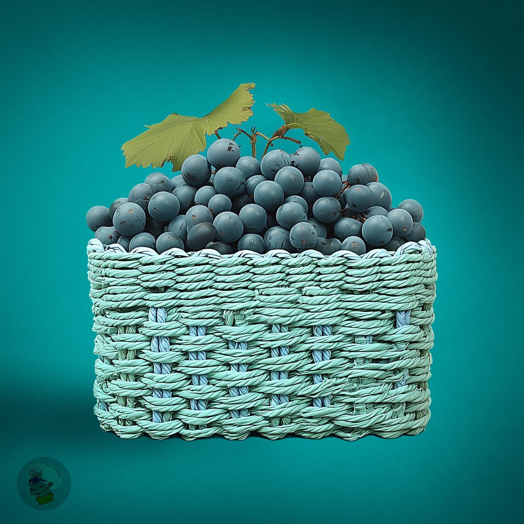 Modern Granny Handmade Aqua Paper Rope Storage Baskets - Set of 3 - Etsy