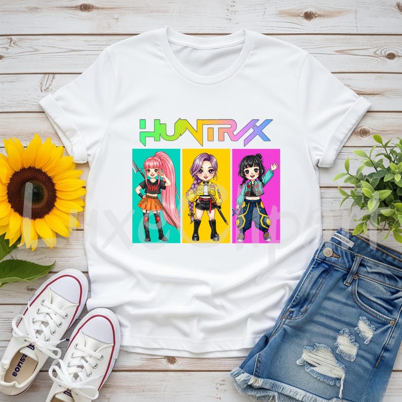 Cazador de demonios Kpop Huntrix PNG, Arte de anime de Saja Girls, Hun ...