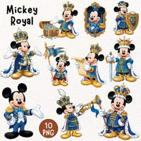 Mickey Mouse Royal King SVG - Etsy Canada