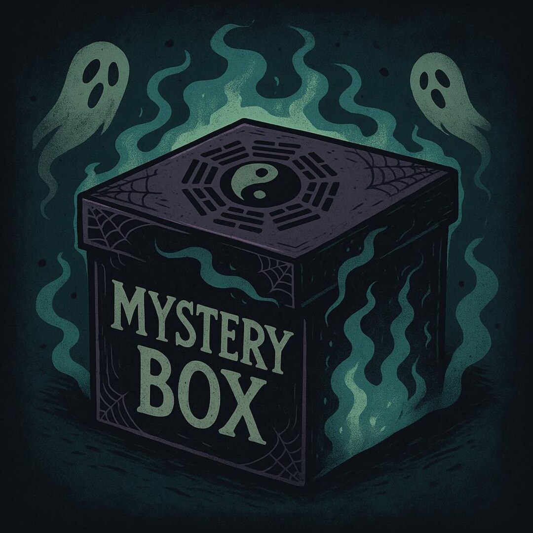 Haunted Chinese Mystery Box: Ghost Talismans, Ancient Coins, Creepy ...