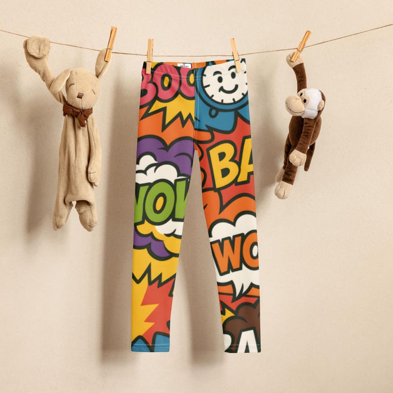 Comic Leggings - Etsy