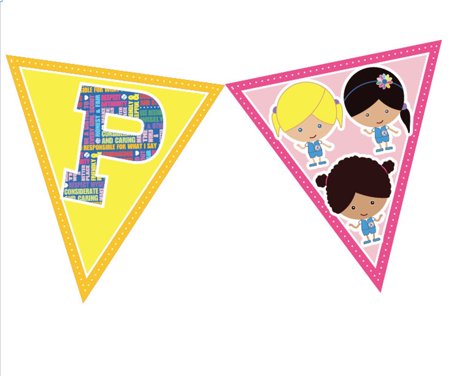 Daisy Girl Scout Troop Banner - Printable Instant Download - Etsy