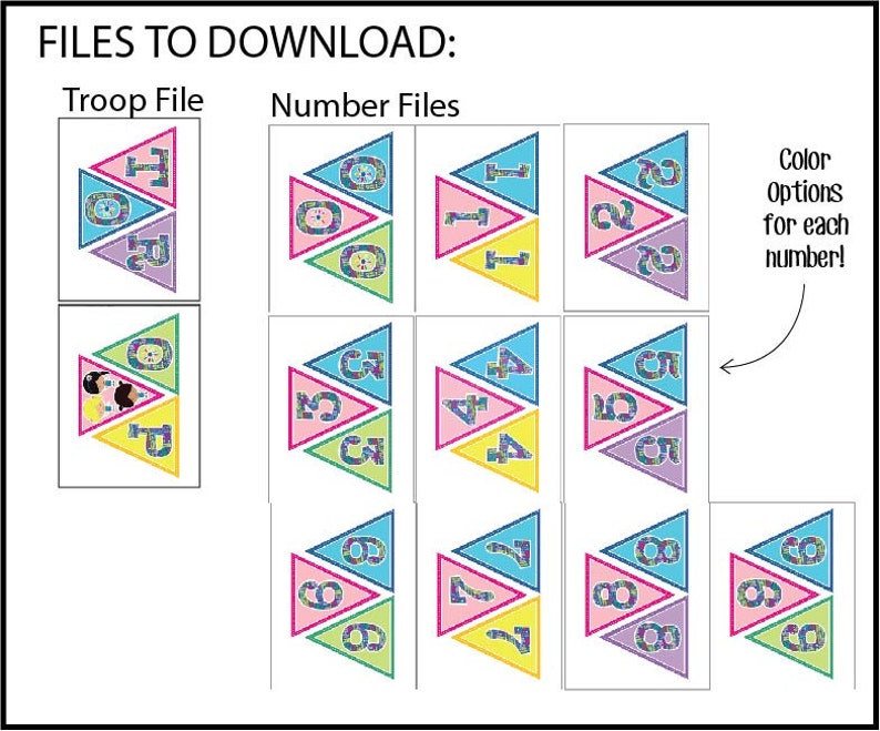 Daisy Girl Scout Troop Banner - Printable Instant Download - Etsy