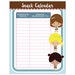 Brownie Girl Scout Snack Calendar - Editable Printable - Instant ...