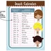 Brownie Girl Scout Snack Calendar - Editable Printable - Instant ...
