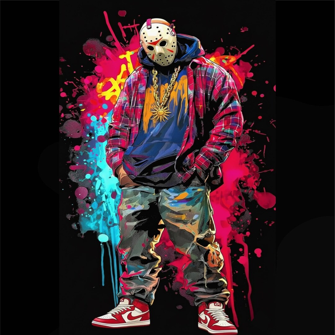 Jason X Halloween T-shirt Design - Trending Tees (digital Download) - Etsy