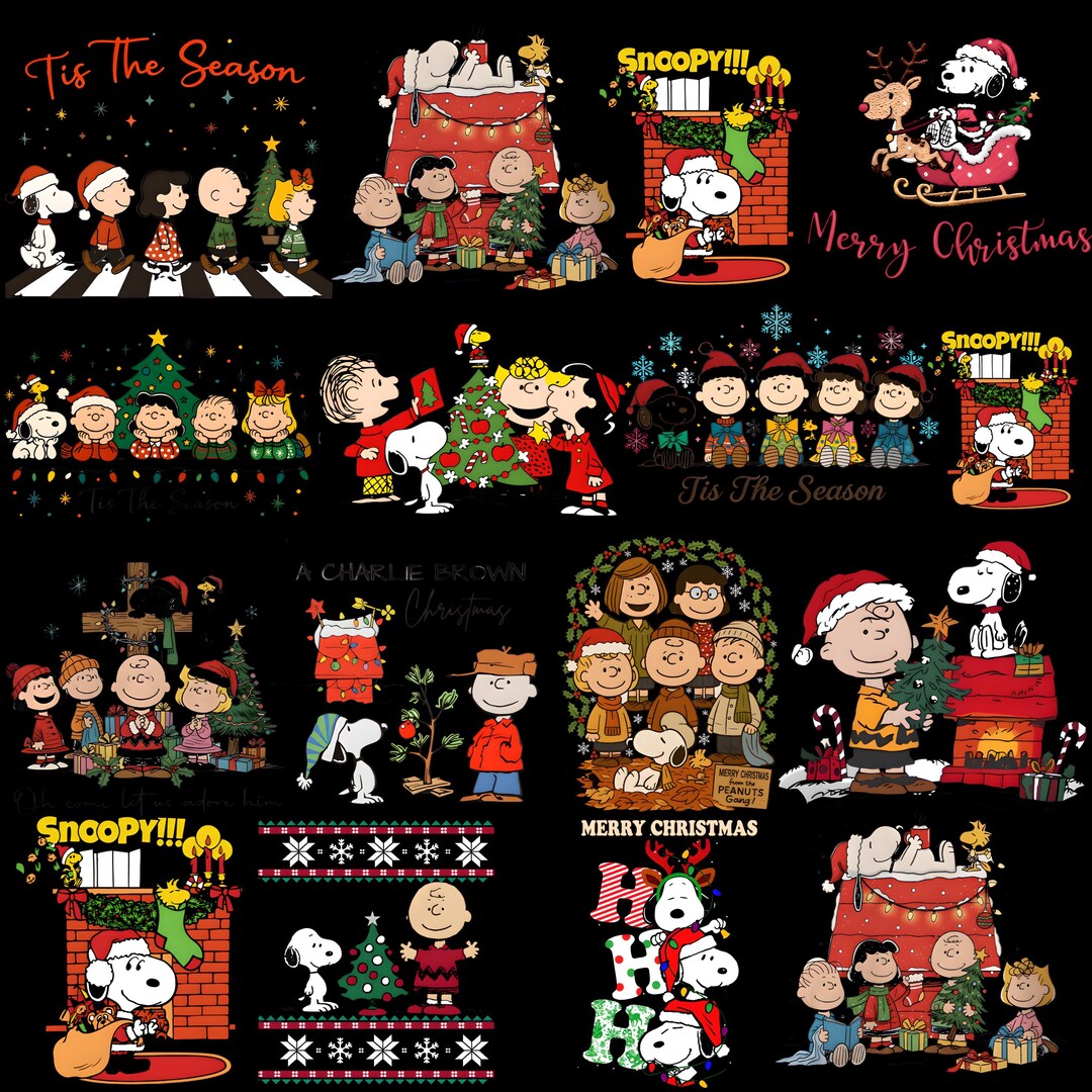 Funny Snoopy Christmas PNG, Peanuts Holiday Cartoon (digital Download ...
