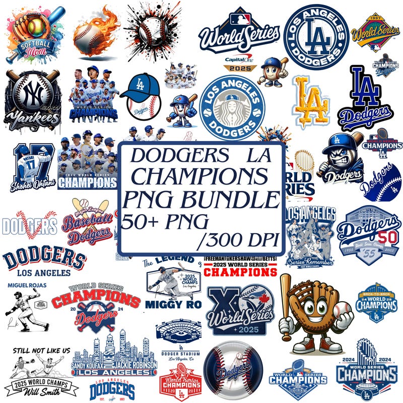 Png Logo Dodgers 2025 - Etsy