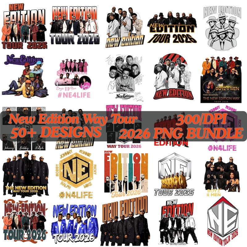 New Edition Svg - Etsy