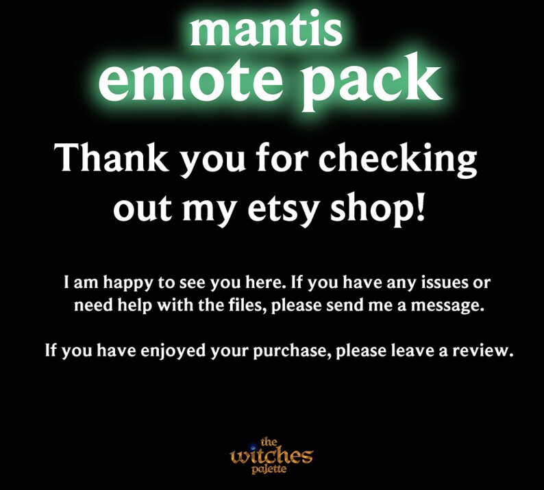 Mantis Girl Chibi Emotes: Twitch, Vtuber, Stream Assets (instant ...