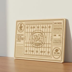 Wooden Football Dice Board Game SVG | Laser Cut Game Board | DIY Wood ...