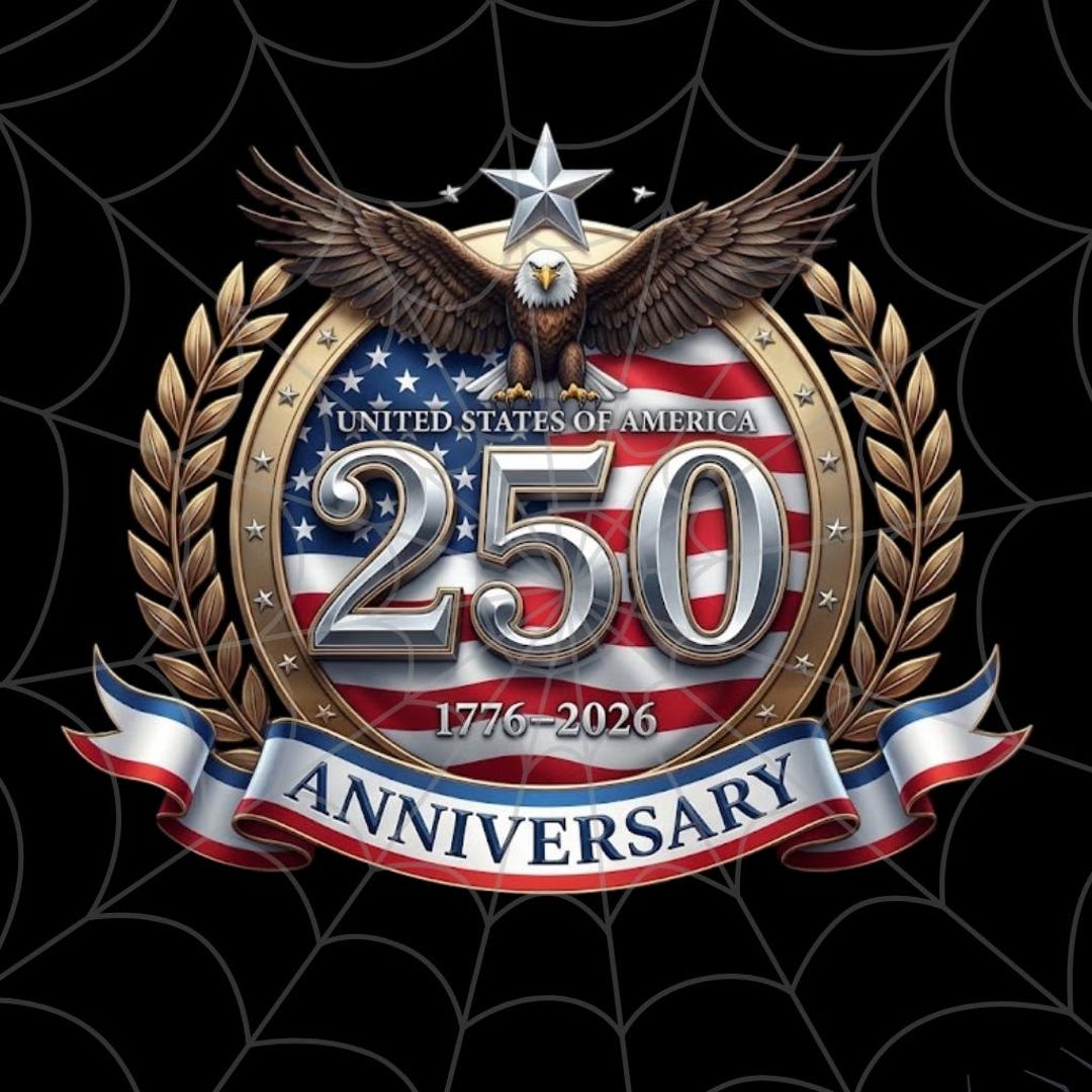 USA 250th Anniversary SVG PNG, 1776–2026 America 250 Eagle Emblem ...