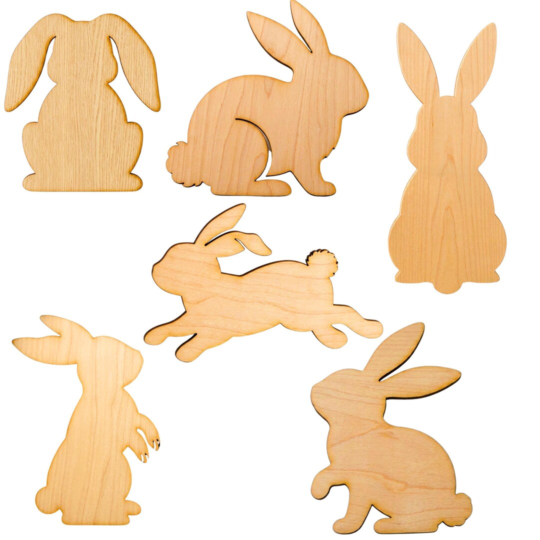 Easter Bunny SVG Laser, Bunny PNG, ,bunny Shape Clipart, Rabbit Svg ...