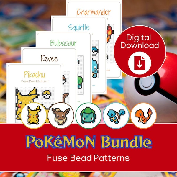 Pokemons Pixel Art - Etsy