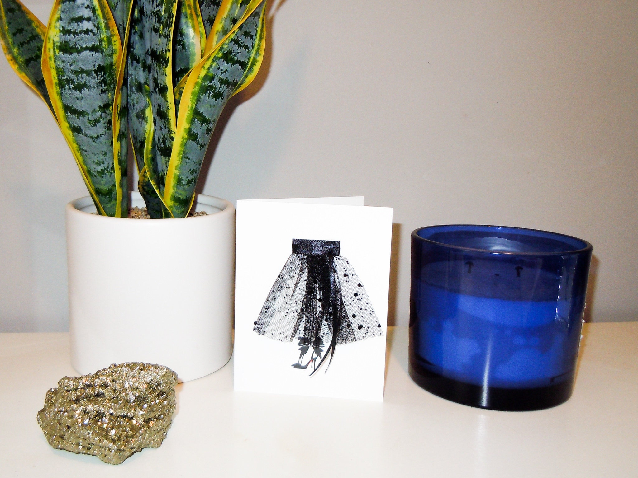 Tulle Note Cards | Black Tulle | Slay Note Cards | Fashion Girl Gift ...