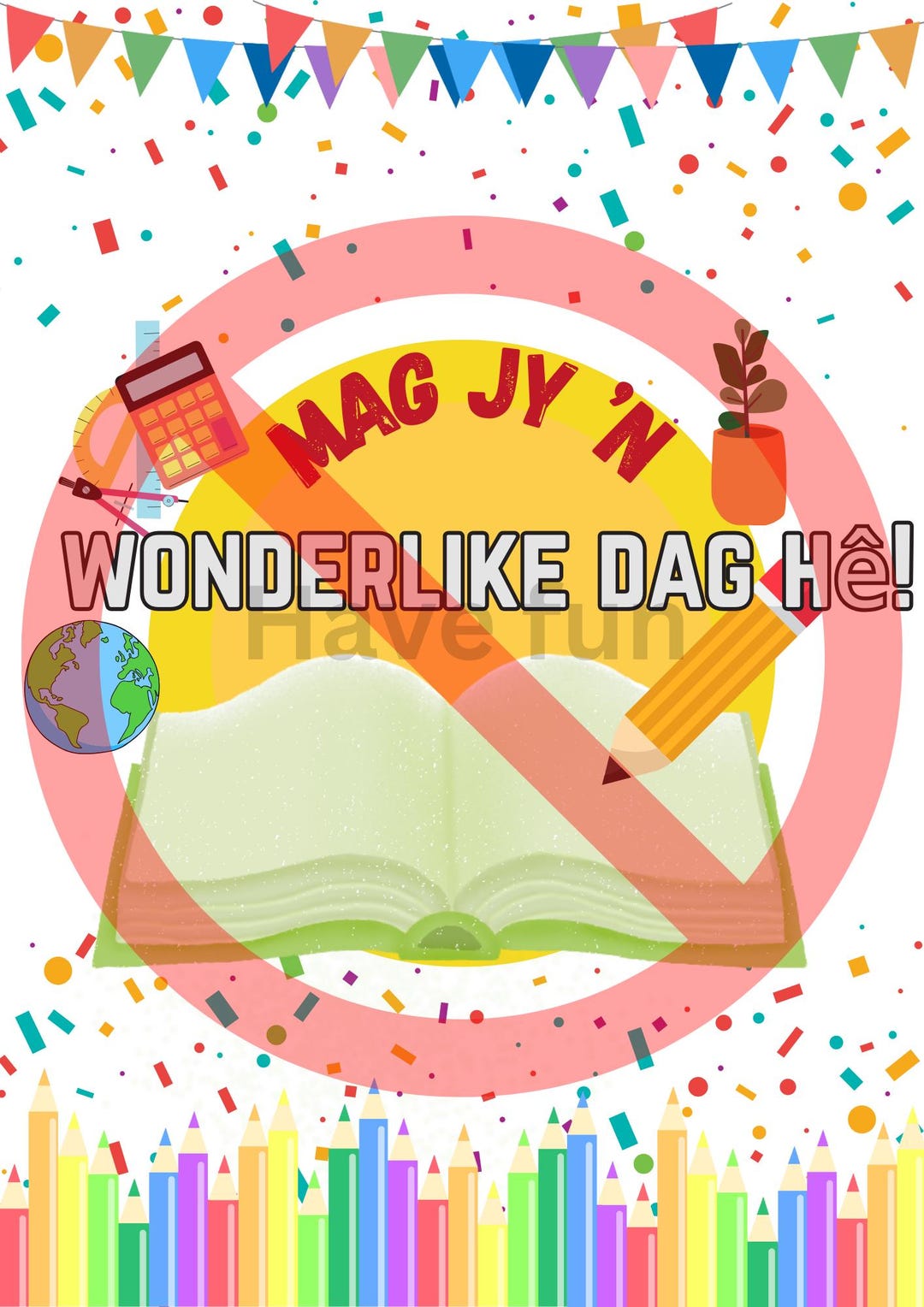 10 Afrikaans Classroom Printable Posters (A2 +A3) - Etsy