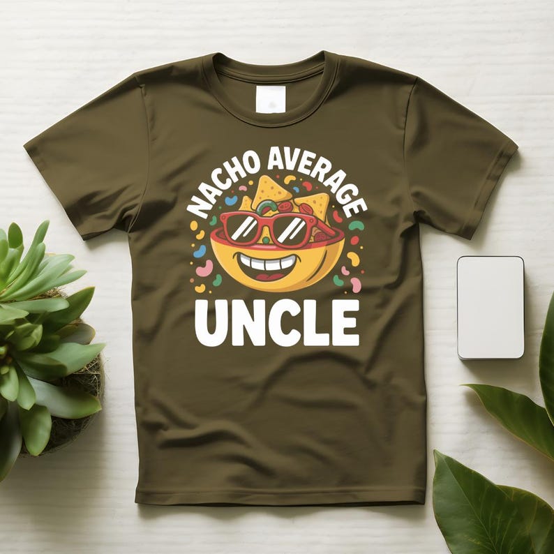 Nacho Average Uncle PNG SVG EPS Funny Food Quote Design - Etsy