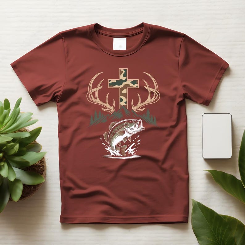 Camo Faith Hunting Fishing PNG SVG EPS Outdoor Christian Cross Design ...