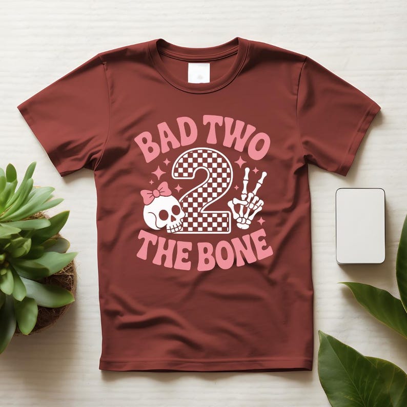 Bad Two the Bone 2nd Birthday Design, Digital PNG SVG EPS Download for ...
