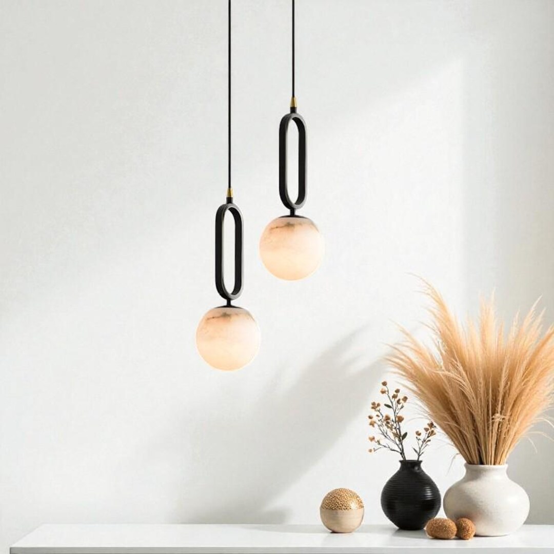 Copper Marble Wall Lamp for Bedroom & Dining Room, Modern Single Head ...