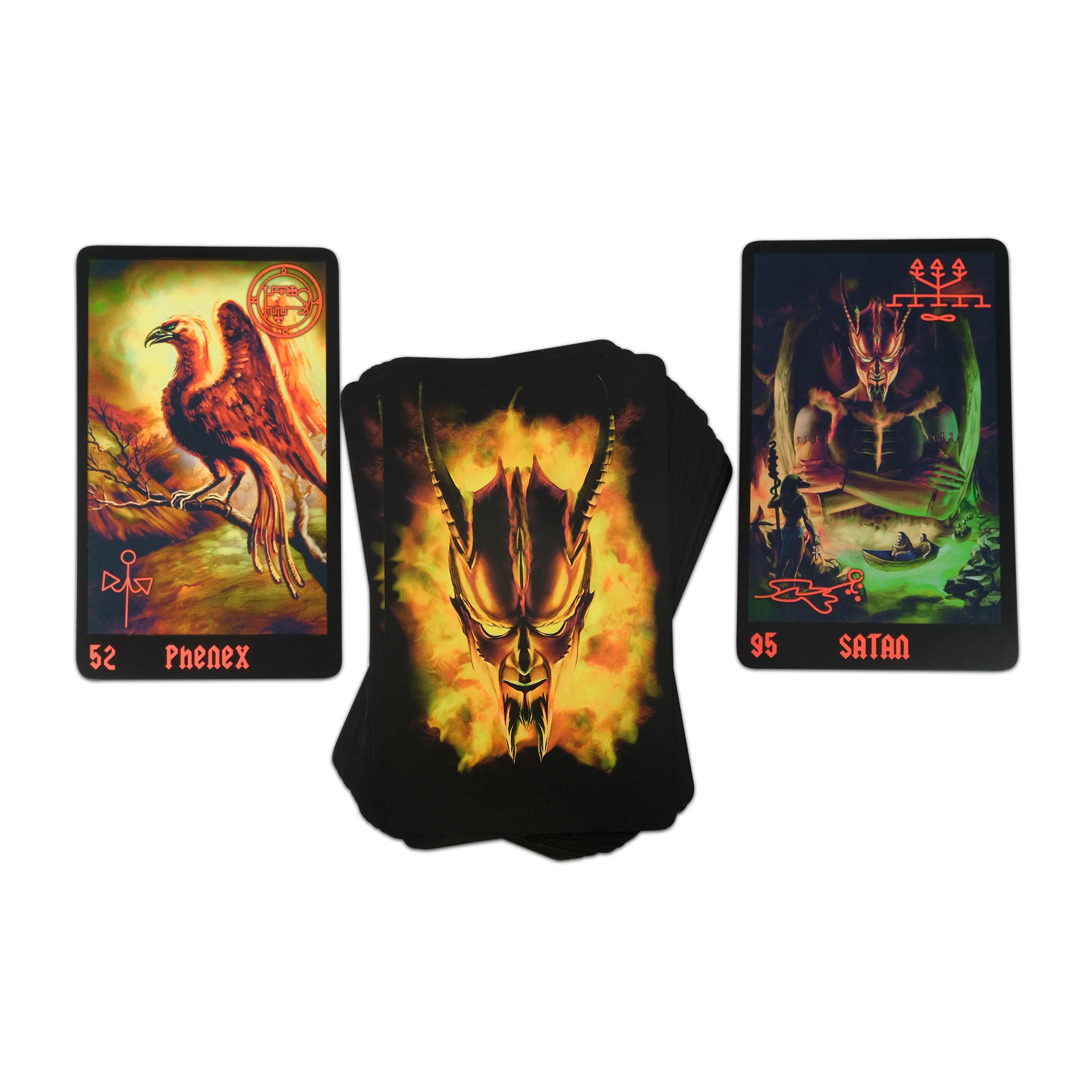 Lucifer's Tarot Deck ENG Standard Size 105 Arcana With Guidebook - Etsy
