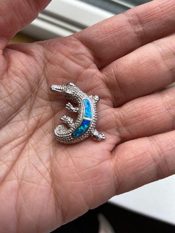 crocodile alligator silver - Gem