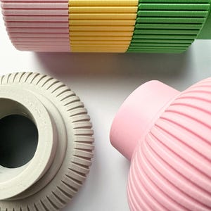 3D Printed Stackable Candle Holder Set: Modern PLA Bioplastic Design - Etsy