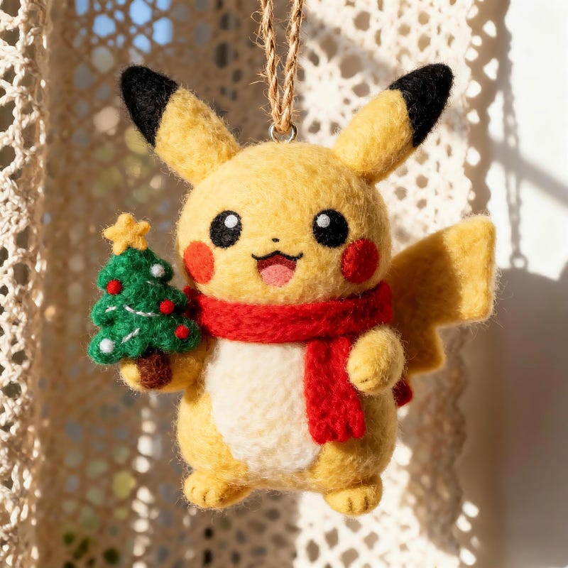 Pikachu Needle Felt - Etsy