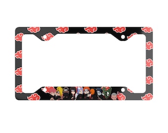 Metal Anime Inspired License Plate Frame - Etsy